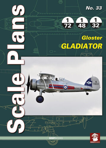 MMP Books SC33 Scale Plans - Gloster Gladiator