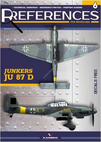Kagero REF-25006 25006 - Junkers Ju 87 D (Decals In 1/72, 1/48 Included)