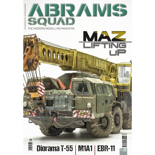 Abrams Squad Abrams Squad nr 25 - Maz lifting up, Diorama T-55, M1A1, EBR-11