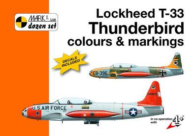 Mark I Guide 32008 Lockheed T-33 Thunderbird - Colours and Markings with Decals (1:32)