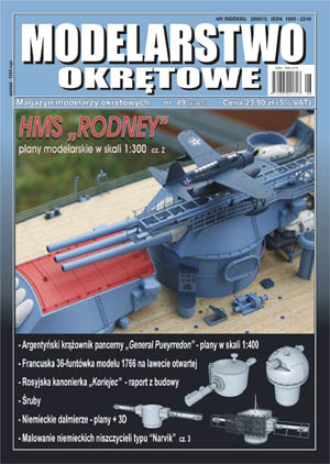 Modelarstwo Okrętowe Modelarstwo Okrętowe nr 49 6-2013 HMS "Rodney" część 2