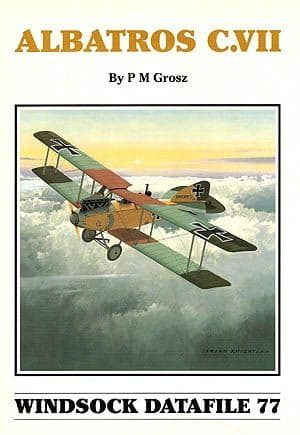 Albatros Productions WSDA077 Albatros C.VII by P.M.Grosz (Windsock Datafiles 77)