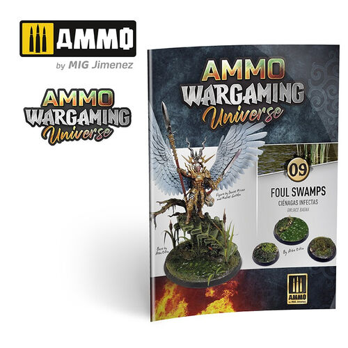 AMMO of Mig Jimenez 6928 AMMO Wargaming Universe Book 09 - Foul Swamps (English, Castellano, Polski)