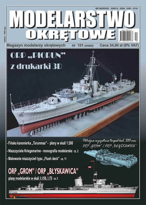 Modelarstwo Okrętowe 101 ORP "PIORUN"