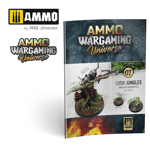 AMMO of Mig Jimenez 6926 AMMO Wargaming Universe Book 07 - Lush Jungles (English, Castellano, Polski)