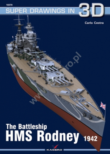 Kagero K3D-16070-EN The Battleship HMS Rodney