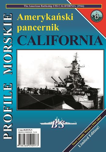Profile Morskie 06 Amerykański pancernik USS CALIFORNIA (1944)