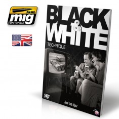 AMMO of Mig Jimenez 6016 Black & White Technique English