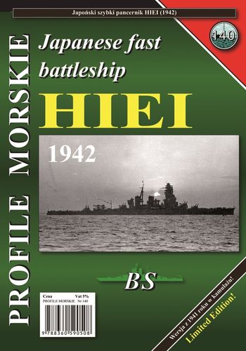 Profile Morskie 140 Japoński szybki pancernik HIEI (1942)