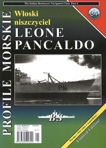 Profile Morskie 84 Włoski niszczyciel LEONE PANCALDO (1943)