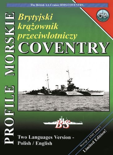 Profile Morskie 59 Brytyjski przeciwlotniczy krążownik HMS COVENTRY (1936/41)
