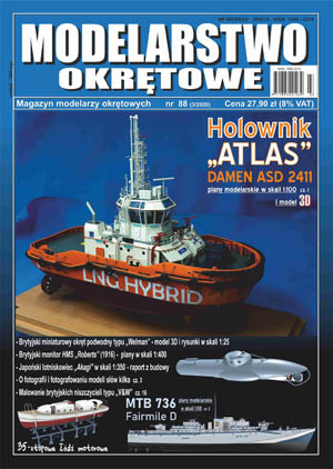 Modelarstwo Okrętowe 88 Holownik "ATLAS" DAMEN ASD 2411 cz.1