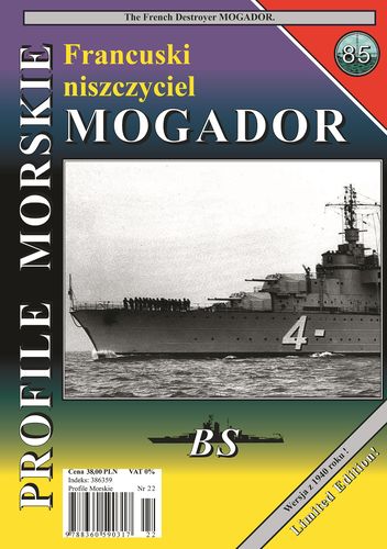 Profile Morskie 85 Francuski superniszczyciel MOGADOR