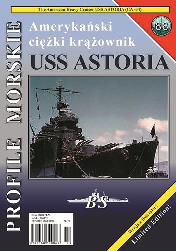 Profile Morskie 86 Amerykański ciężki krążownik USS ASTORIA (1942)