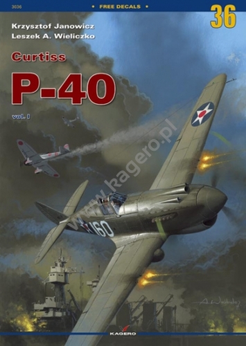 Kagero MON-3036 36 - Curtiss P-40 Vol. I (English, No Decals)