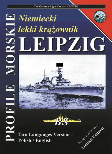 Profile Morskie 58 Niemiecki lekki krążownik LEIPZIG (1939)