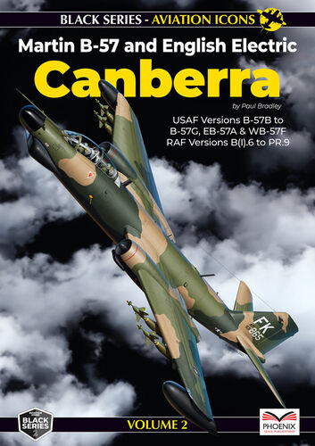 Phoenix Scale Publications BLACK02 English Electric Canberra Part 2 - Fighter Canopy and Martin B-57 Canberra by Paul Bradley