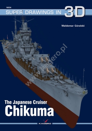 Kagero K3D-16034-EN The Japanese Cruiser Chikuma