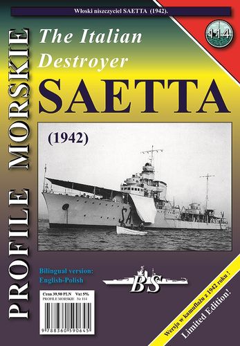 Profile Morskie 114 Włoski niszczyciel SAETTA (1942)