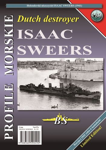 Profile Morskie 139 Holenderski niszczyciel ISAAC SWEERS (1941)