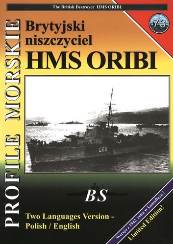Profile Morskie 73 Brytyjski niszczyciel HMS ORIBI