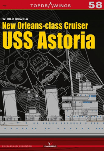 Kagero TD-7058-EN+PL New Orleans-class Cruiser USS Astoria