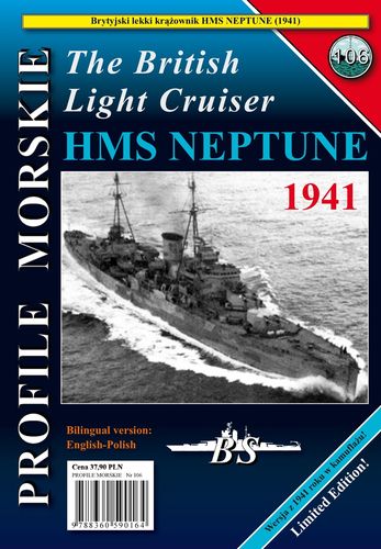 Profile Morskie 106 Brytyjski lekki krążownik HMS NEPTUNE