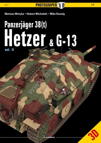 Kagero FS-0017-EN Panzerjäger 38 (t) Hetzer & G13 vol. II