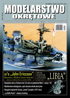 Modelarstwo Okrętowe Modelarstwo Okrętowe nr 29 4-2010 krążownik "LIBIA