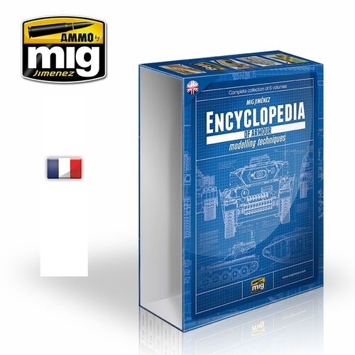 AMMO of Mig Jimenez 6169E Case for ENCYCLOPEDIA OF ARMOUR MODELLING TECHNIQUES (French)