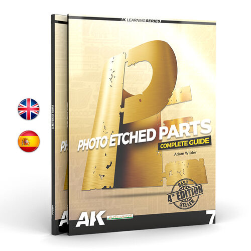 AK-Interactive 245 Photoetched Parts. Learning Series 07 (Spanish)