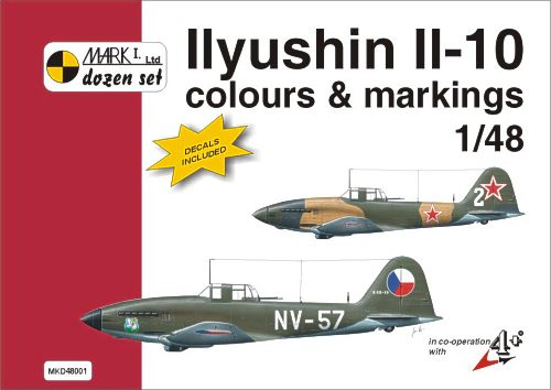 Mark I Guide 48001 Ilyushin Il-10 - Colours and Markings with Decals (1:48)