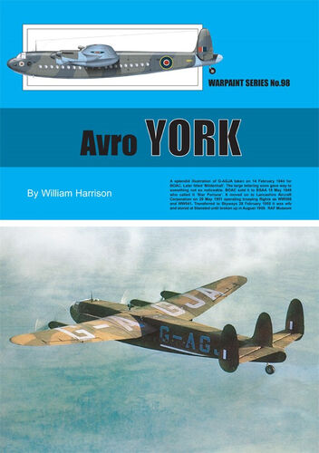 Warpaint Books Limited Avro York by William Harrison (Warpaint Series No.98)
