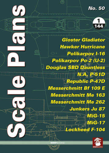 MMP Books SC50 Scale Plans - Plans Of Aircrafts In 1-144 Scale