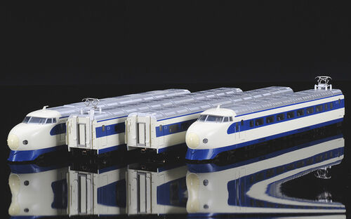 NEW! Zoukei Mura SRS001-01 Shinkansen 0 Series - 4 Car Set - Japanese National Railways