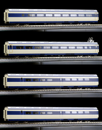 NEW! Zoukei Mura SRS001-02 Shinkansen 0 Series - 4 Car Coach Add-On Set - Japanese National Railways