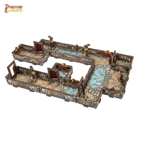 Archon Studio DNL0078 Dungeons & Lasers - Dwarven Mine (Pre-painted)