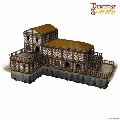 Archon Studio DNL0057 Dungeons & Lasers Starter Set: 'Scales & Ales' Tavern
