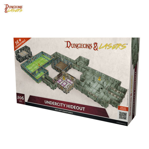 Archon Studio DNL0077 Dungeons & Lasers Starter Set: Undercity Hideout