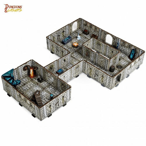 Archon Studio DNL0026 Dungeons & Lasers Starter Set: Fantasy