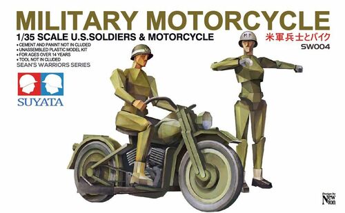Suyata SW-004 Military Motorcycle (U.S. Soldiers & Motorcycle)