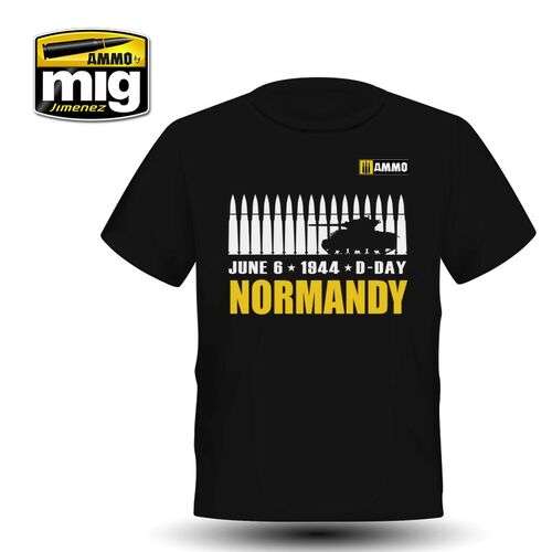 AMMO of Mig Jimenez 8030S NORMANDY T-SHIRT "S"