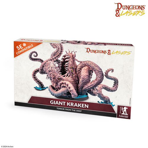 Archon Studio DNL0097 Dungeons & Lasers Miniatures: Giant Kraken