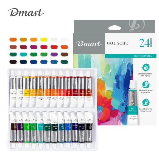 Tempere Deli Umetničke Gouache 12ml Dmast Pabeo 1/24