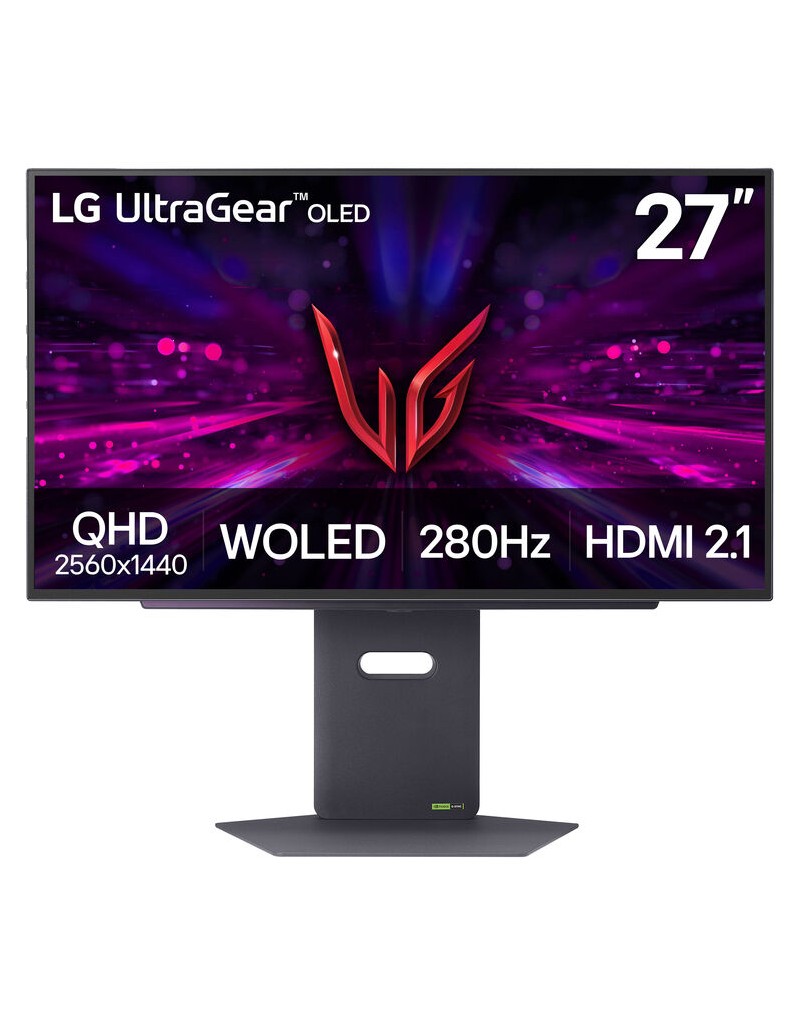 LG UltraGear OLED 27GX700A-B 26.5" 1440p HDR 280 Hz Gaming Monitor
