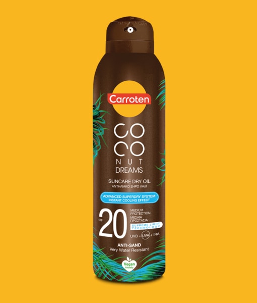 Carroten suvo ulje za sunčanje Coconut Dreams SPF20