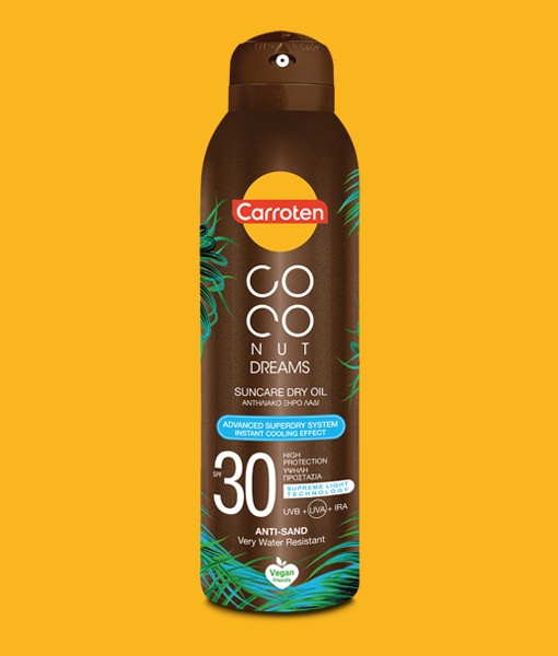 Carroten suvo ulje za sunčanje Coconut Dreams SPF30