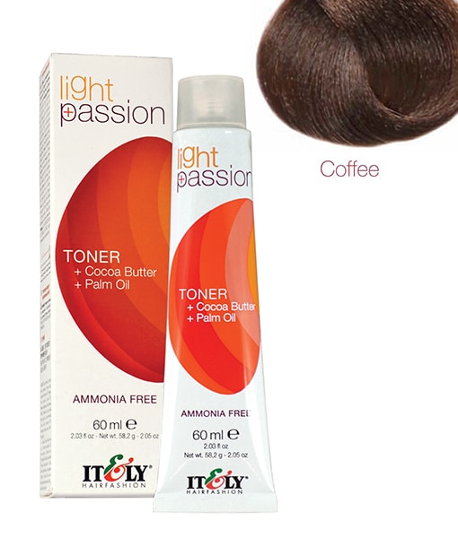 Itely Light + Passion preliv za kosu boja Kafe 60ml