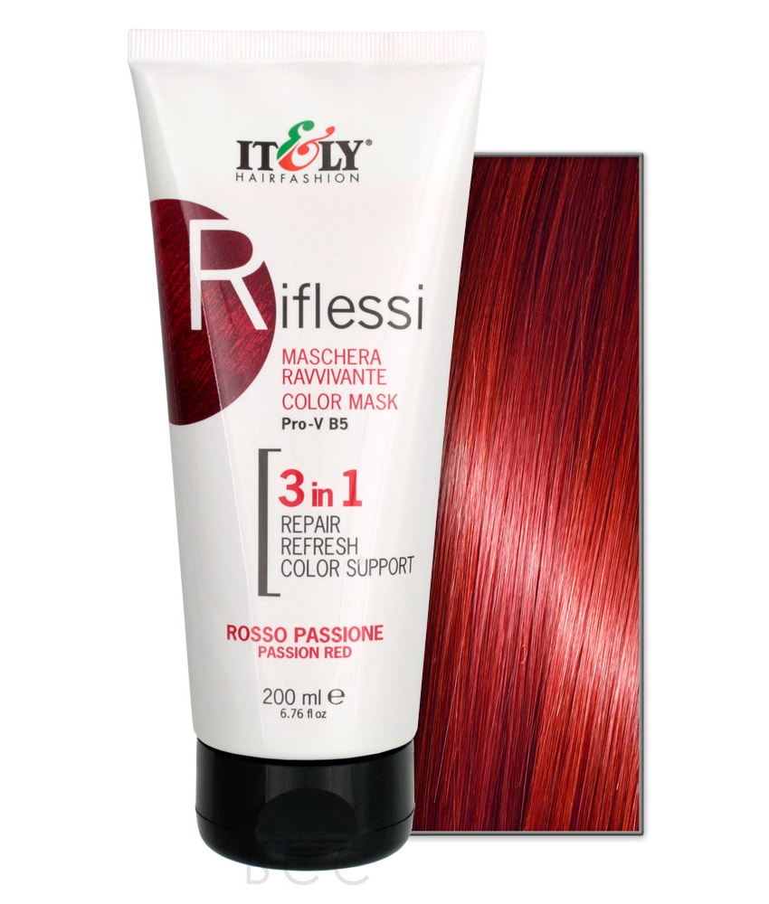 Itely Hairfashion RIFLESSI crvena maska za kosu 200ml