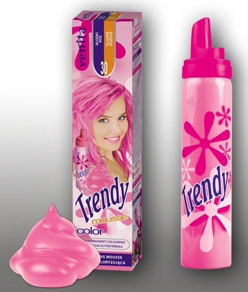 Trendy pena za kosu u boji 30 Candy Pink